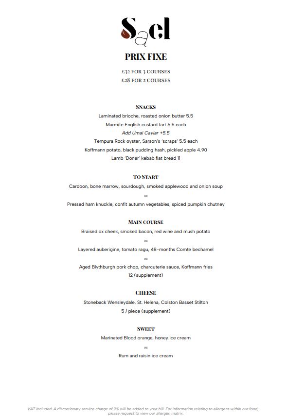 Sael London | Saint James Market | Jason Atherton